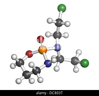 Cyclophosphamide cancer chemotherapy drug, structure. Belongs to ...