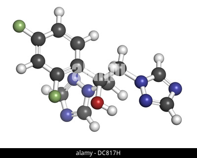 Chemical structure of fluconazole, an antifungal drug used in the ...