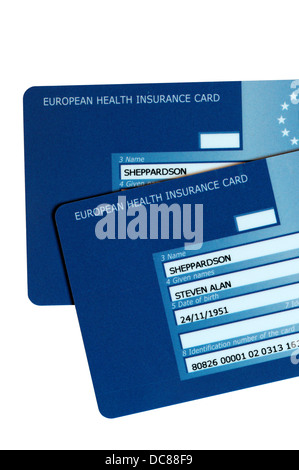 European Union Health Insurance Card (EHIC), London Stock Photo - Alamy