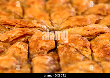 Homemade baklava - Turkish filo sweet pastry Stock Photo - Alamy