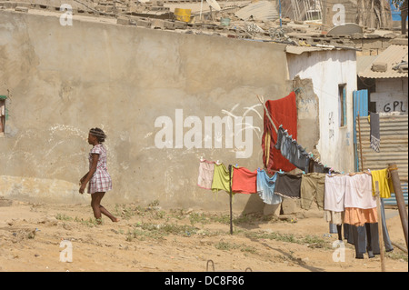 Angola Luanda Cacuaco Municipality 25 January 2011: Zimba Nzongo sits ...