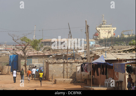 Angola Luanda Cacuaco Municipality 25 January 2011 Children play next ...