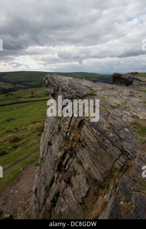 windgather rocks information plaque derbyshire peak district england uk ...