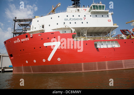 Seven Seas subsea 7 ship under repair IHC Merwede Offshore & Marine ...