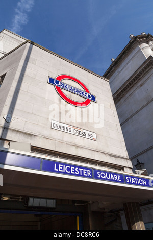 Leicester Square Underground Tube Station, London, England, UK Stock ...