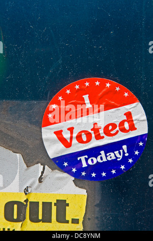 I Voted Today sticker Stock Photo - Alamy