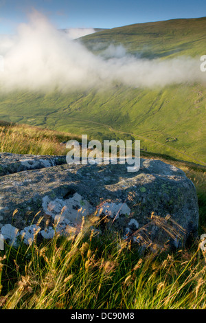 Morning mist from Fans Law, Scottish Borders Stock Photo - Alamy