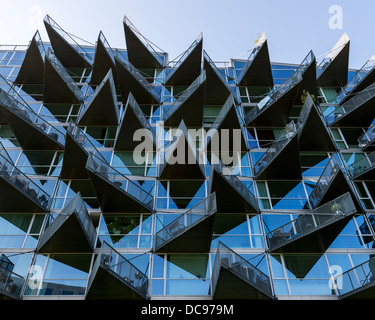 VM Houses, Copenhagen, Denmark. Architect: PLOT, 2013. View of building ...