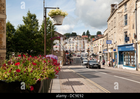 Frome High street, Somerset, UK on bright sunny day Stock Photo - Alamy