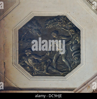 The Temptation of Adam and Eve Stock Photo - Alamy