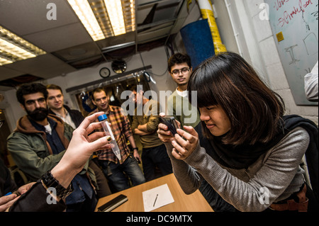 Hackspace founders Jonty Wareing 28 software developer and Russ Garrett ...