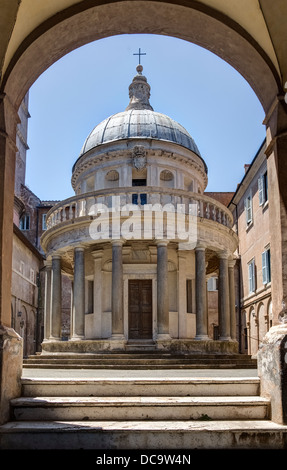 The so-called Tempietto of Bramante, San Pietro in Montorio, Rome ...