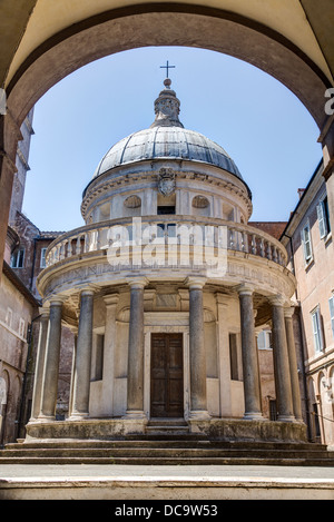The so-called Tempietto of Bramante, San Pietro in Montorio, Rome ...