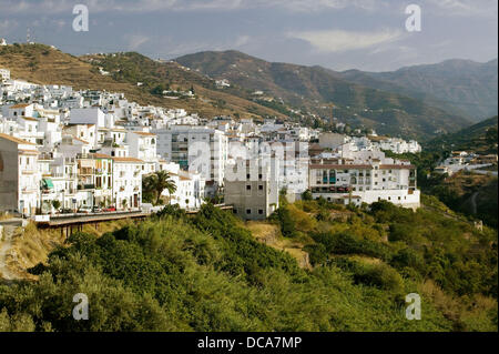 The hill village of Torrox, Malaga, Andalusia ,Andalucia, Spain, with ...