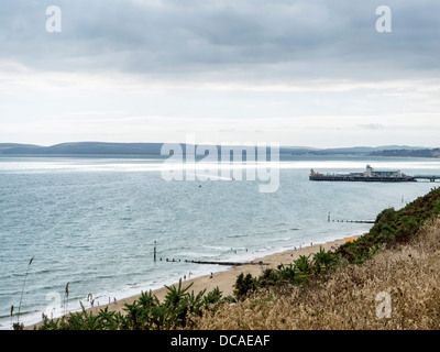 A view of Bournemouth Pier from the cliff top Stock Photo: 113822678 ...