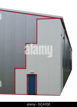 Modern building. Isolated on the white background Stock Photo - Alamy