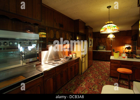 The Kitchen at Graceland the home of Elvis Presley in Memphis Tennessee ...