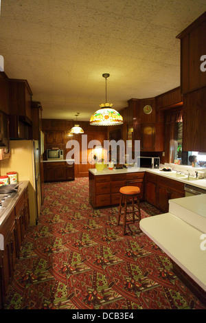 The Kitchen at Graceland the home of Elvis Presley in Memphis Tennessee ...