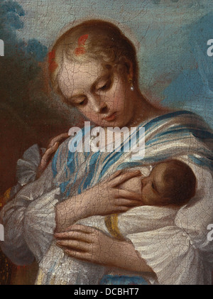 This artwork from LACMA, titled *From Spaniard and Morsica, Albino*, is ...