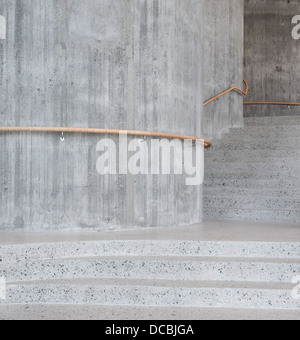 SEB Headquarters staircase interior, Copenhagen, Denmark Stock Photo ...