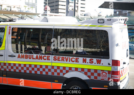 ambulance service of new south wales responding to an emergency call ...