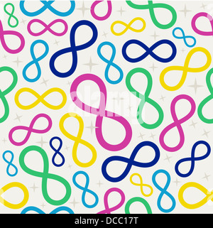 Line Icon Seamless Pattern Isolated on White Background Stock Photo - Alamy