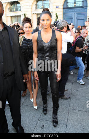 Ciara Harris, at the Paris Fashion Week Spring/Summer 2012 Ready To ...