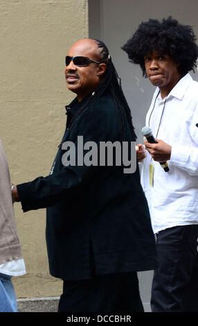 Stevie Wonder attending Stings Birthday Rainforest Gala New York City ...
