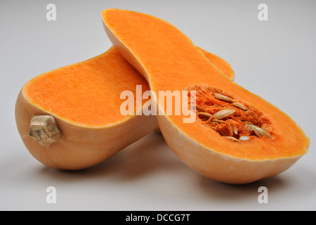 organic, healthy and raw opend butternut squash Stock Photo - Alamy