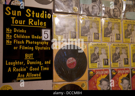 Interior of Sun Studios in Memphis Tennessee USA Stock Photo - Alamy
