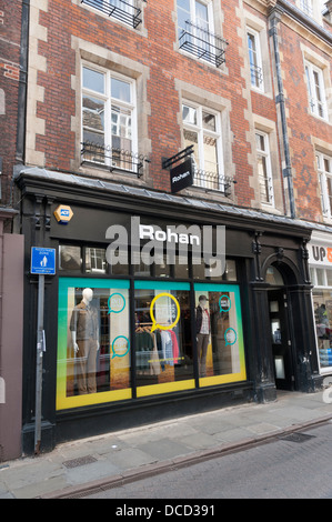 Rohan Outdoor clothing Shop, Cambridge, England, UK Stock Photo - Alamy