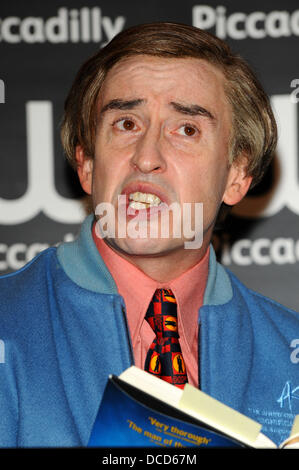 Steve Coogan aka Alan Partridge at a book signing at Waterstone's ...