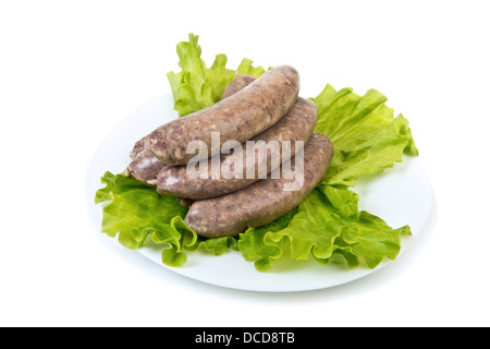Raw pork sausages for grill Stock Photo - Alamy
