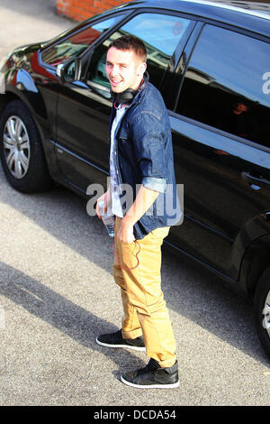 'X Factor' finalist Charlie Healy arrives at the show's studios ahead ...