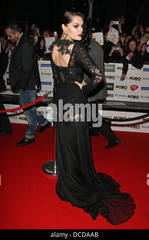 Jessie J The MOBO Awards 2011 - Arrivals Glasgow, Scotland - 05.10.11 ...