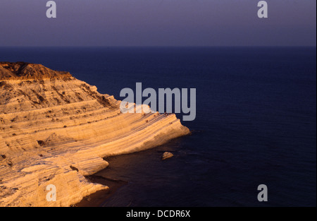 turkish steps at sunset , Agrigento region,Sicily,Italy Stock Photo - Alamy