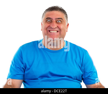 Man with ironic smile Stock Photo - Alamy
