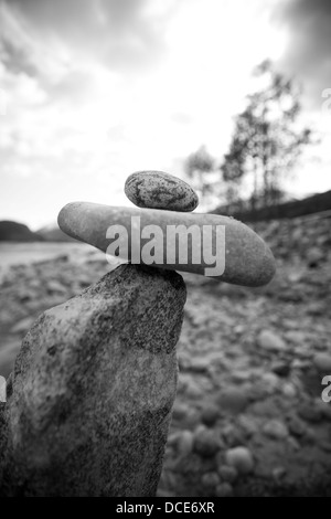 The Inukshuk Is A Traditional Trail Marker Of The Inuit People Stock ...