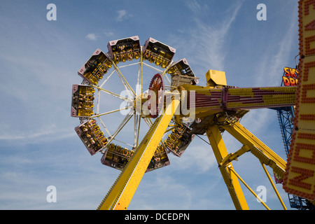 Evolution ride Pleasure Beach funfair, Great Yarmouth, Norfolk Stock ...
