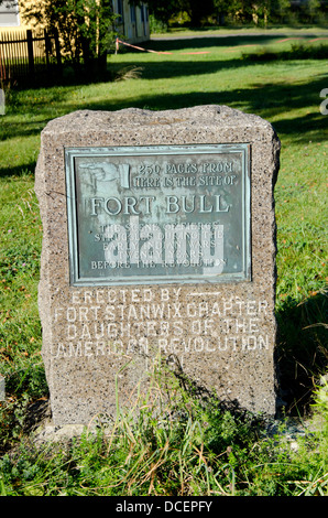 New York, Rome. Historic Erie Canal Village. Section of the original ...