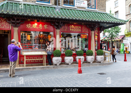 Golden Pagoda restaurant, Chinatown, West End, City of Westminster ...