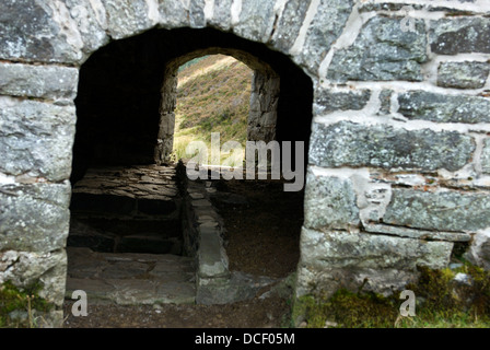 The disused Lecht Iron Mine Building near Corgarff Scotland Stock Photo ...