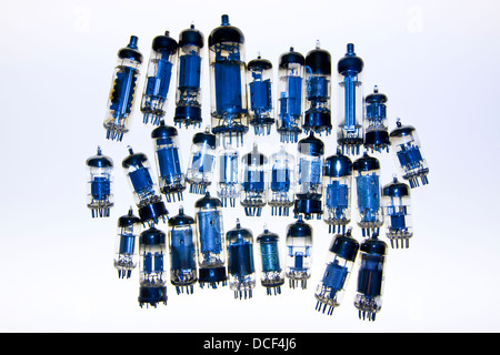 Old electronic radio valves Stock Photo - Alamy