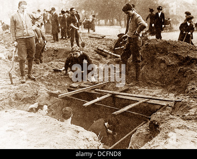 A World War One training trench where soldiers trained in trench ...