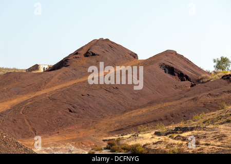 Copper mine tailings Stock Photo - Alamy