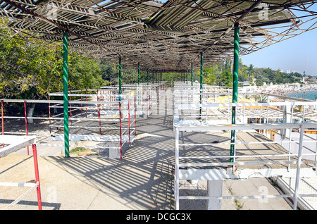 Observation Deck allowing for a Good View of the Beach Stock Photo - Alamy