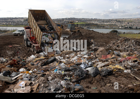 Chealson Meadow Landfill site in Plymouth Stock Photo - Alamy