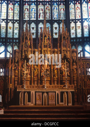 The Great East Window - Gloucester Cathedral - Gloucestershire Stock ...