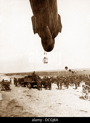 WW1 Airship - Balloon Stock Photo - Alamy