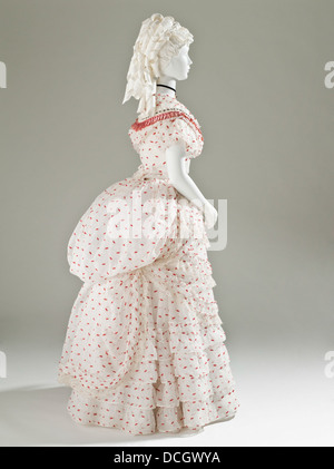 This polonaise dress, part of the LACMA collection, is a historical ...